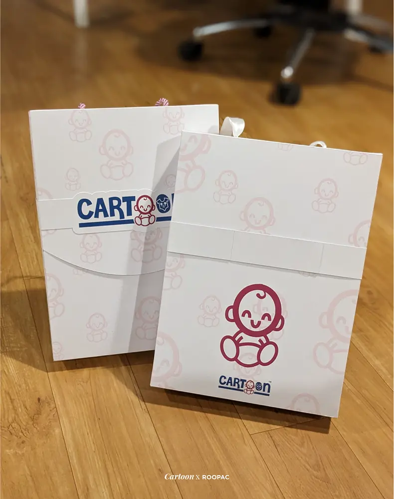 Cartoon's Foldable Kids Garment Boxes, Kerala — Roopac